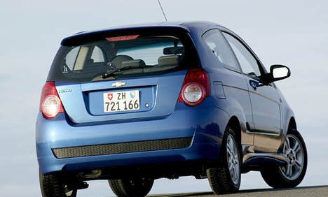 Chevrolet Aveo technical specifications and fuel economy